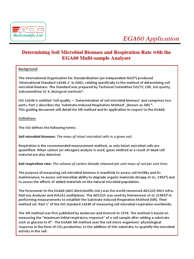 ResearchGate Whitepaper For EGA60 PDF | PDF | Soil | Carbon Dioxide