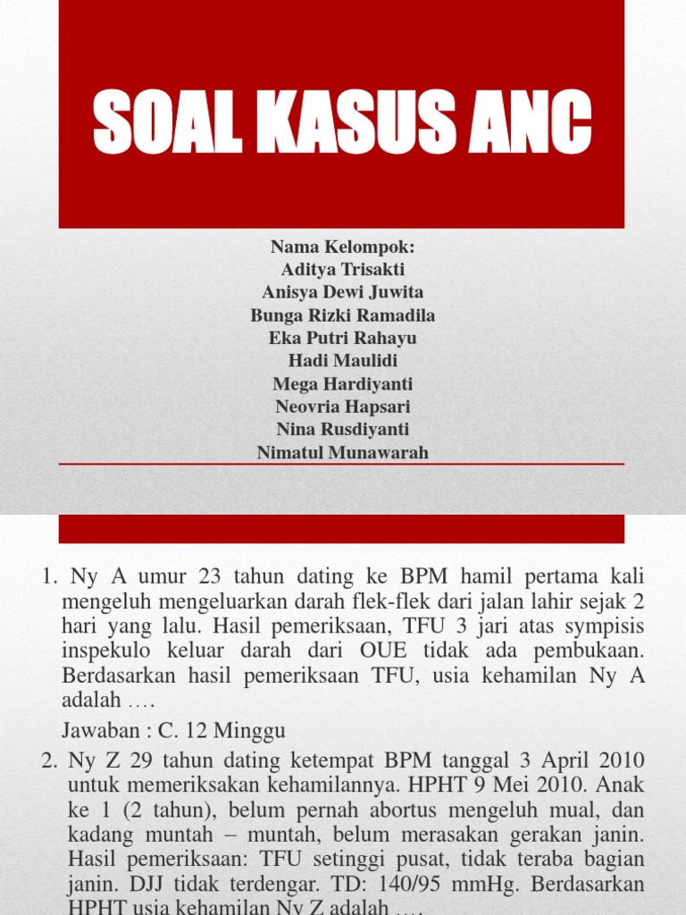 Soal Kasus Anc | PDF