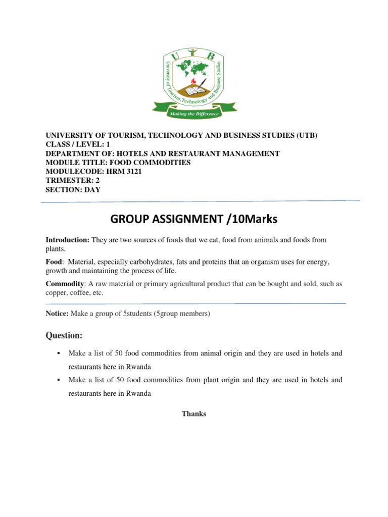 Group Assignment Day | PDF