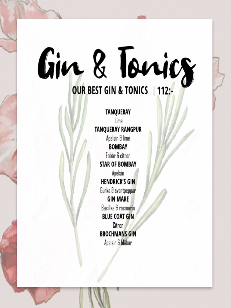 Gin Tonic PDF | PDF