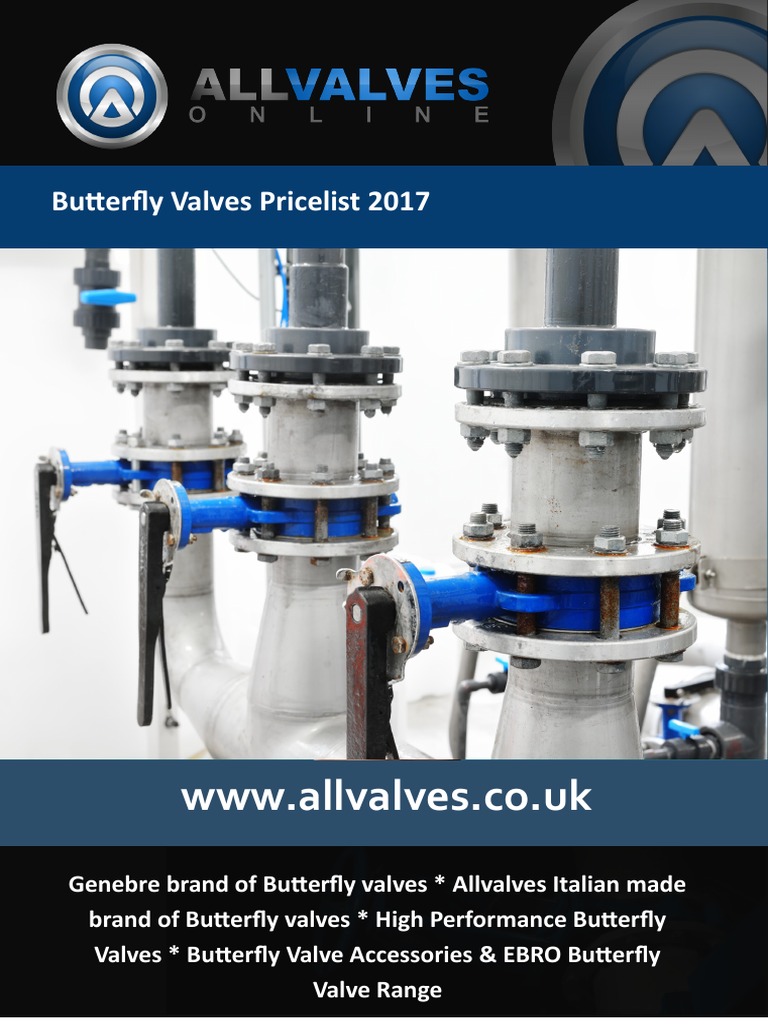 Butterfly Valves Price List 2017 | PDF | Valve | Steel