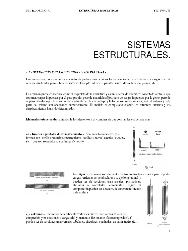 Estructuras Isostaticas | PDF | Ecuaciones | Fuerza