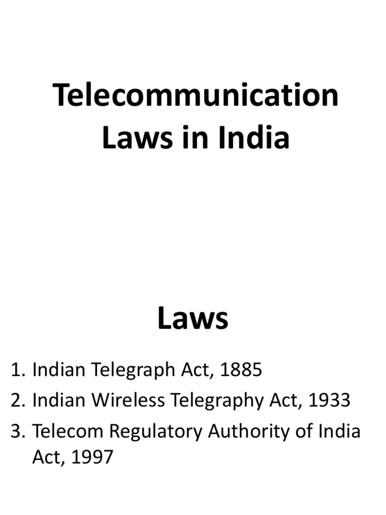 Telecommunication Laws | PDF | Telecommunication | Virtue