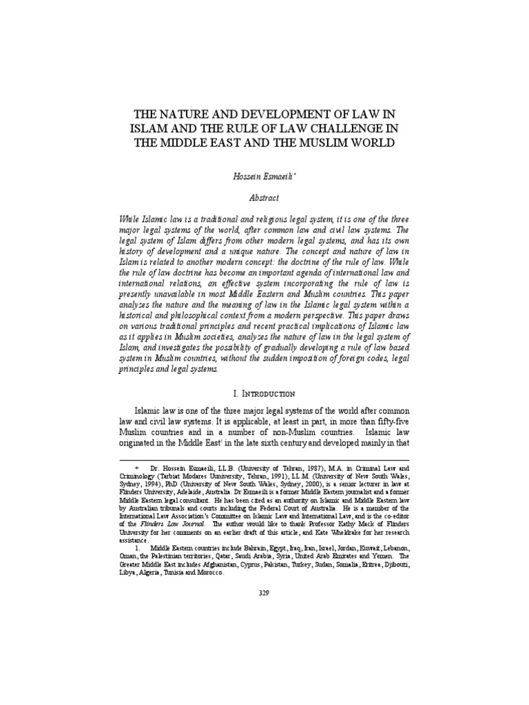 Islamic Legal System | PDF | Sharia | Jurisprudence