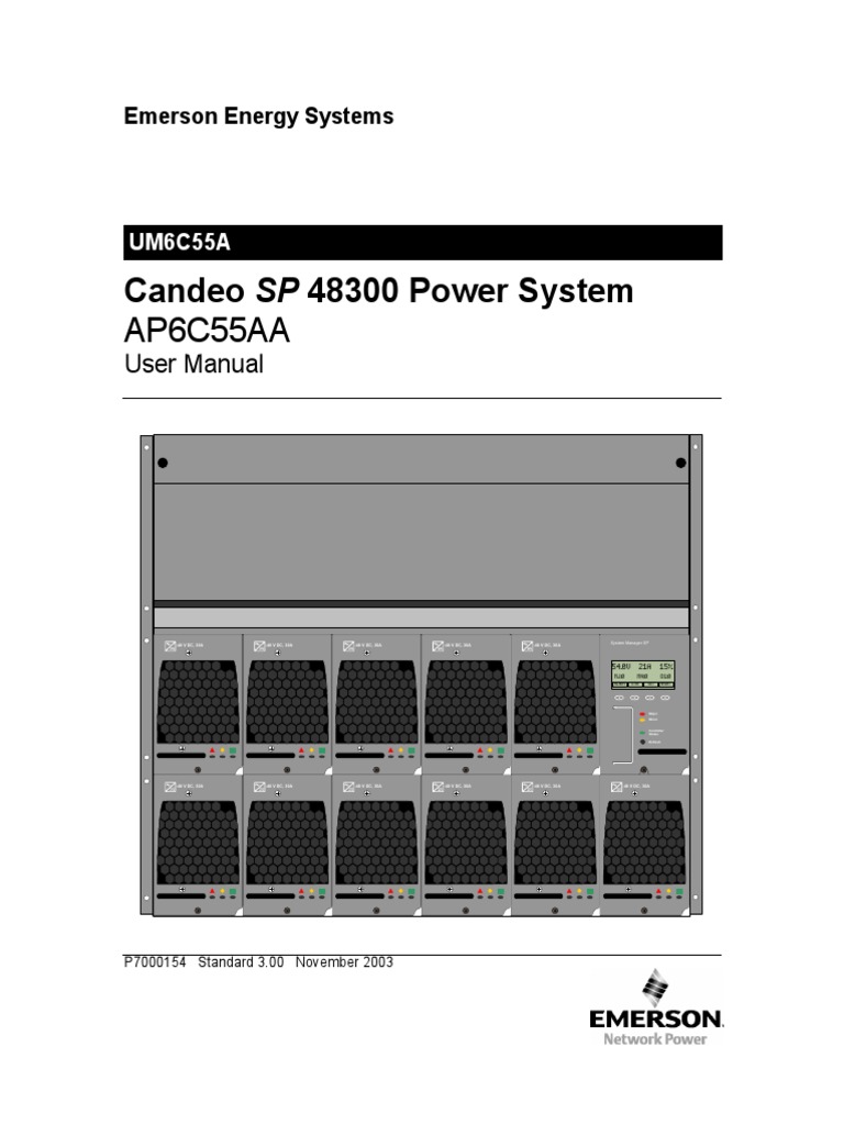 Emerson Candeo Rectifier | PDF | Electric Power System | Rectifier