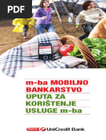 Upute Za Korištenje RBA mBIZ Servisa Za Poslovne Subjekte | PDF
