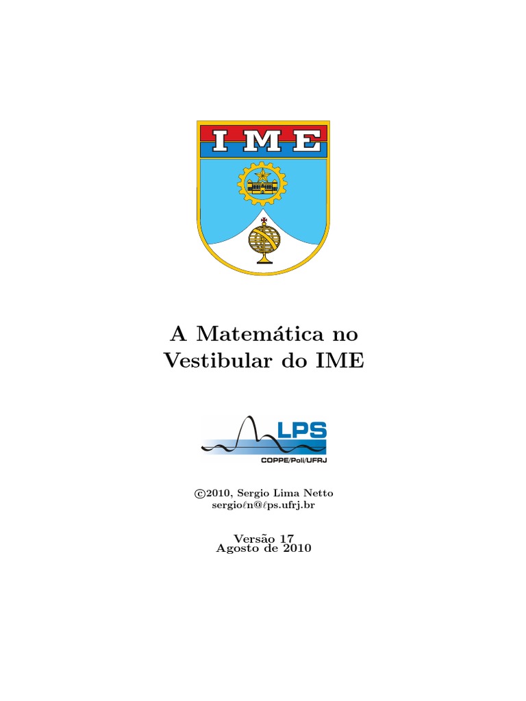 IME | PDF | Matriz (Matemática) | Objetos matemáticos