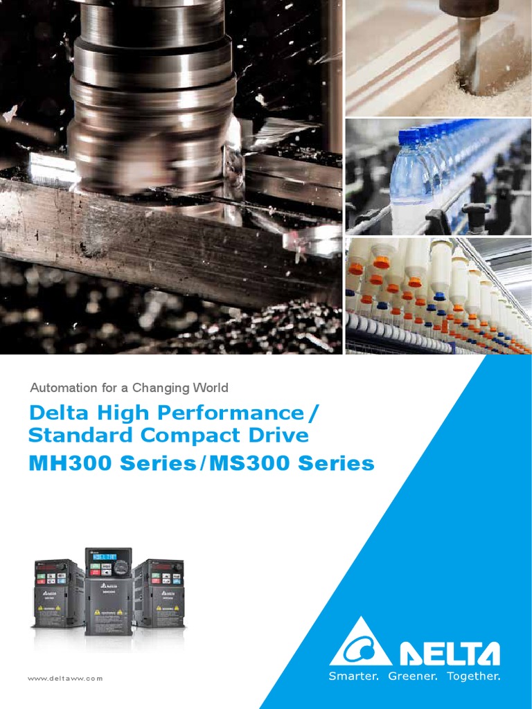 Delta MH300 & MS300 Compact Drives | PDF | Control Theory | Power Inverter