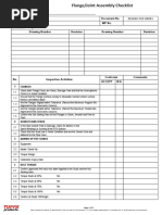Valve Inspection Checklist | PDF | Valve | Plumbing