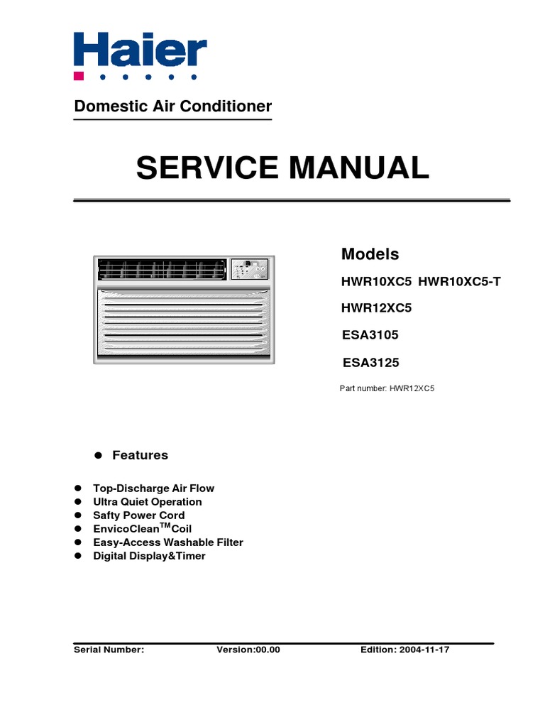 Haier | PDF | Air Conditioning | Hvac