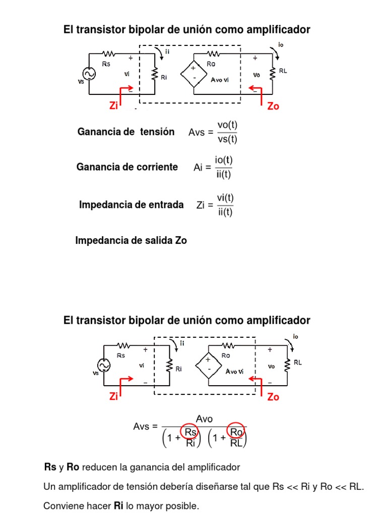 Clase Amplificador BJT | PDF | Transistor de unión bipolar | Transistor
