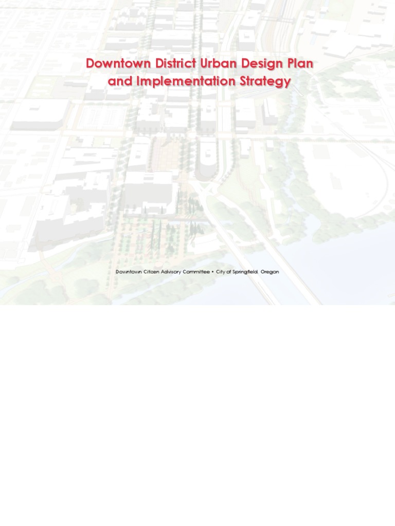 Downtown Springfield Urban Design Plan | PDF | Cycling Infrastructure ...