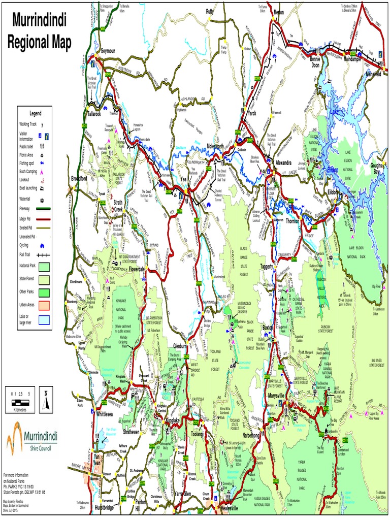 Murrindindi Regional Map: Seymour | PDF