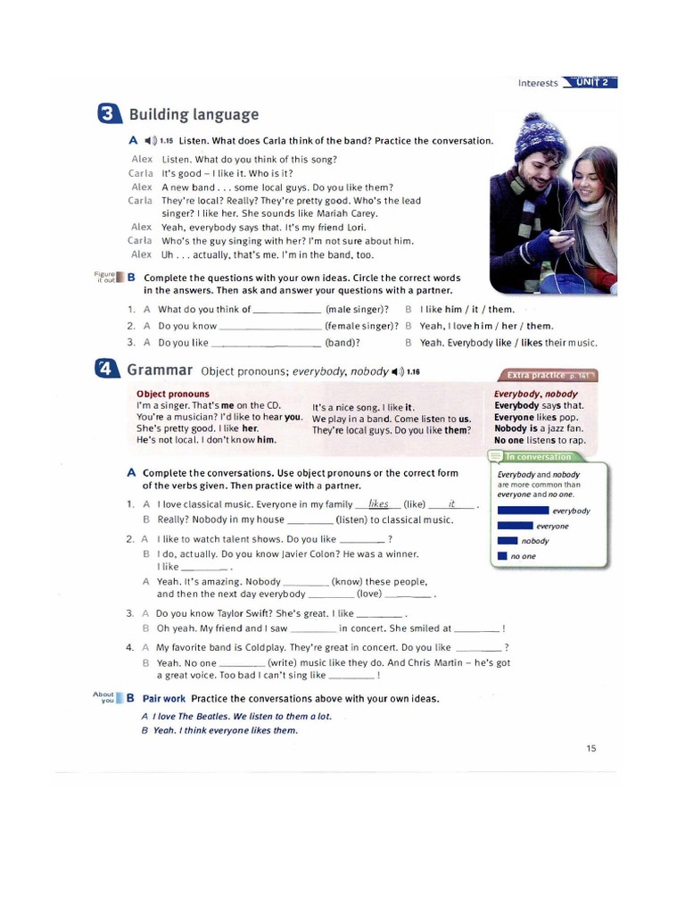 Touchstone 2 Unit 2 Page 15 | PDF