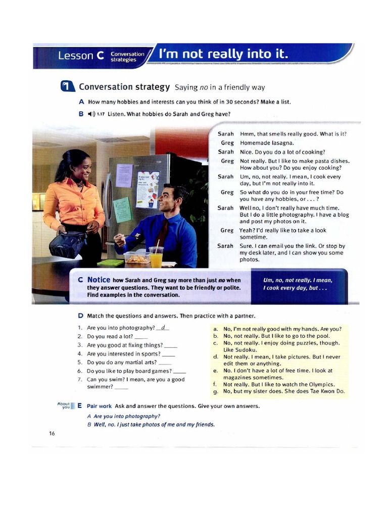 Touchstone 2 Unit 2 Page 16 | PDF