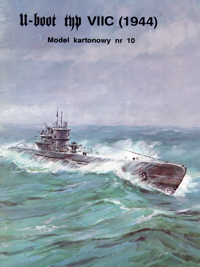 (ModelCard 010) - Submarine U-Boot VIIC (1-100) PDF | PDF