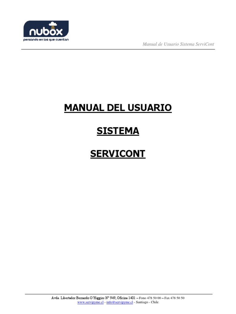 Manual Nubox | PDF | explorador de Internet | Point and Click