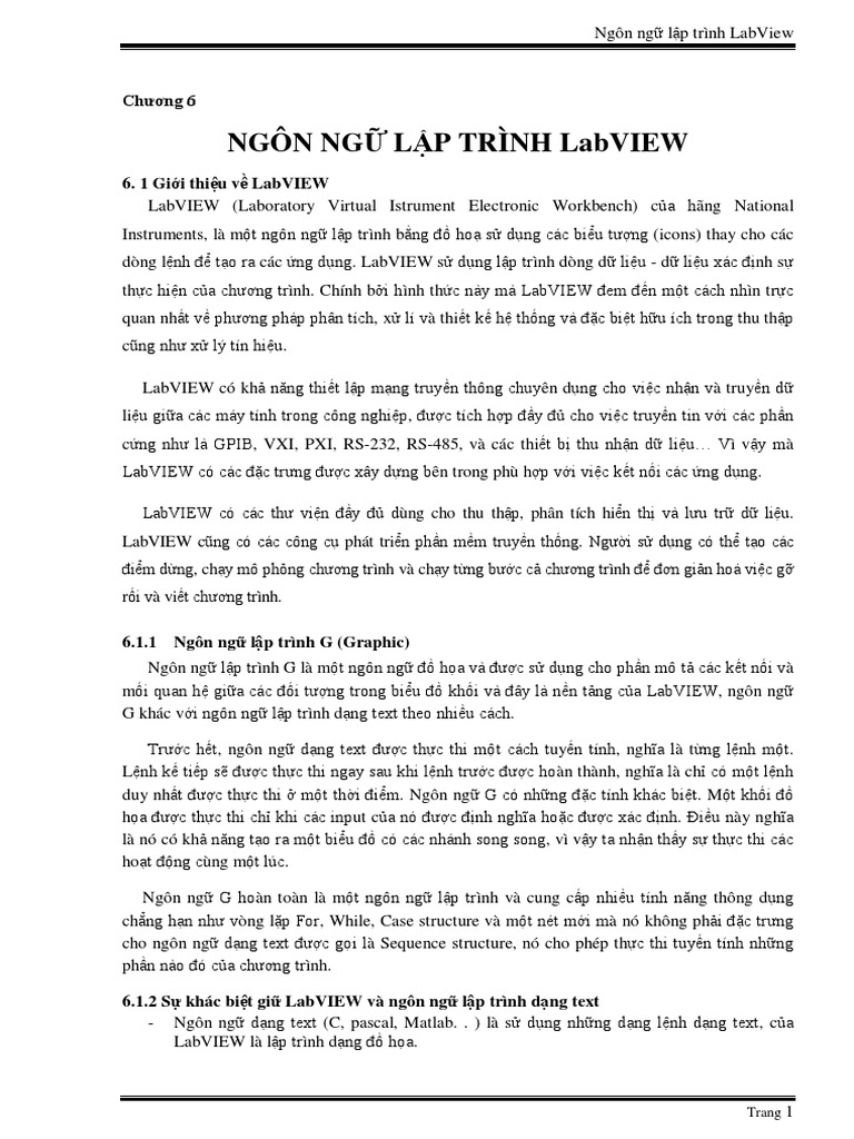 228304306 Giao trinh LabVIEW căn bản PDF | PDF