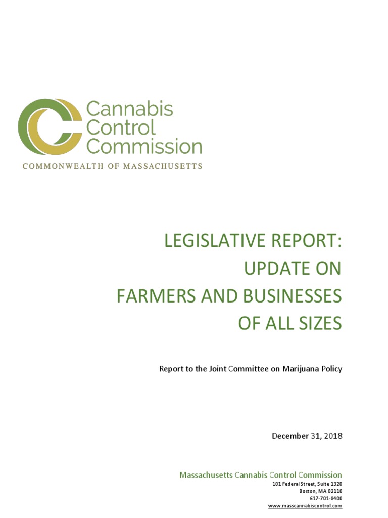 Legislative Report - Updated Farmers and Businesses of All Sizes | PDF ...