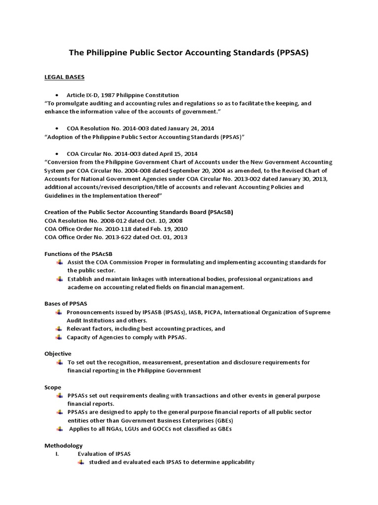 PPSAS Report For Powerpoint | PDF | Financial Statement | Fair Value
