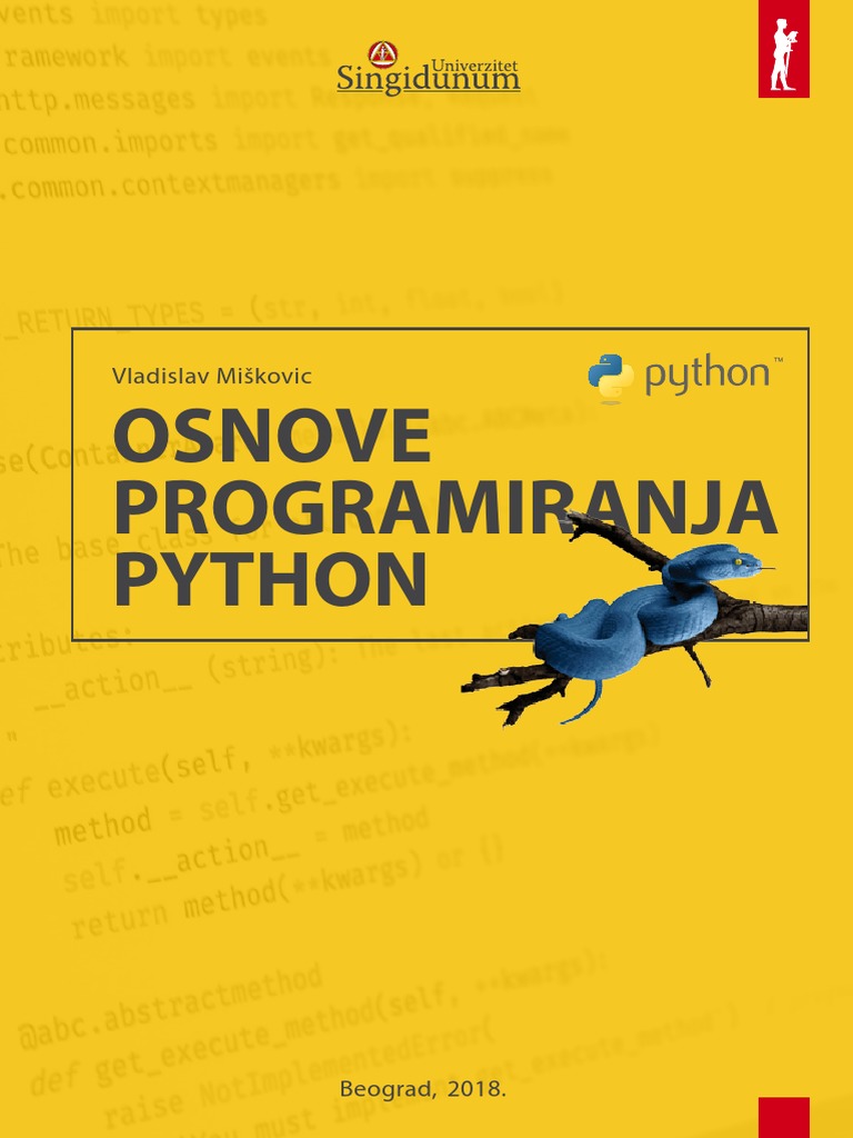 US - Osnove Programiranja Python | PDF