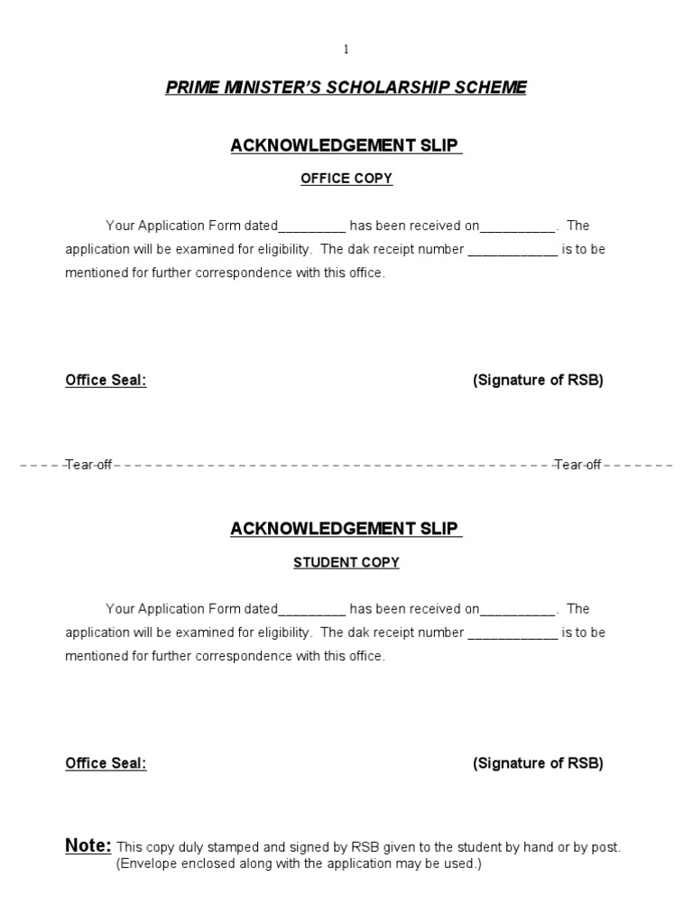 PM Scholarship Scheme Application Guide | PDF | Military Discharge | Cheque