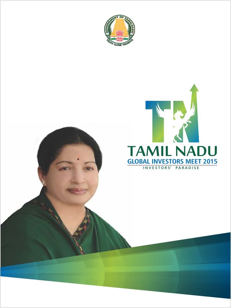 Tamil Nadu Global Investors Meet 2015 | PDF | Tamil Nadu | Foreign ...