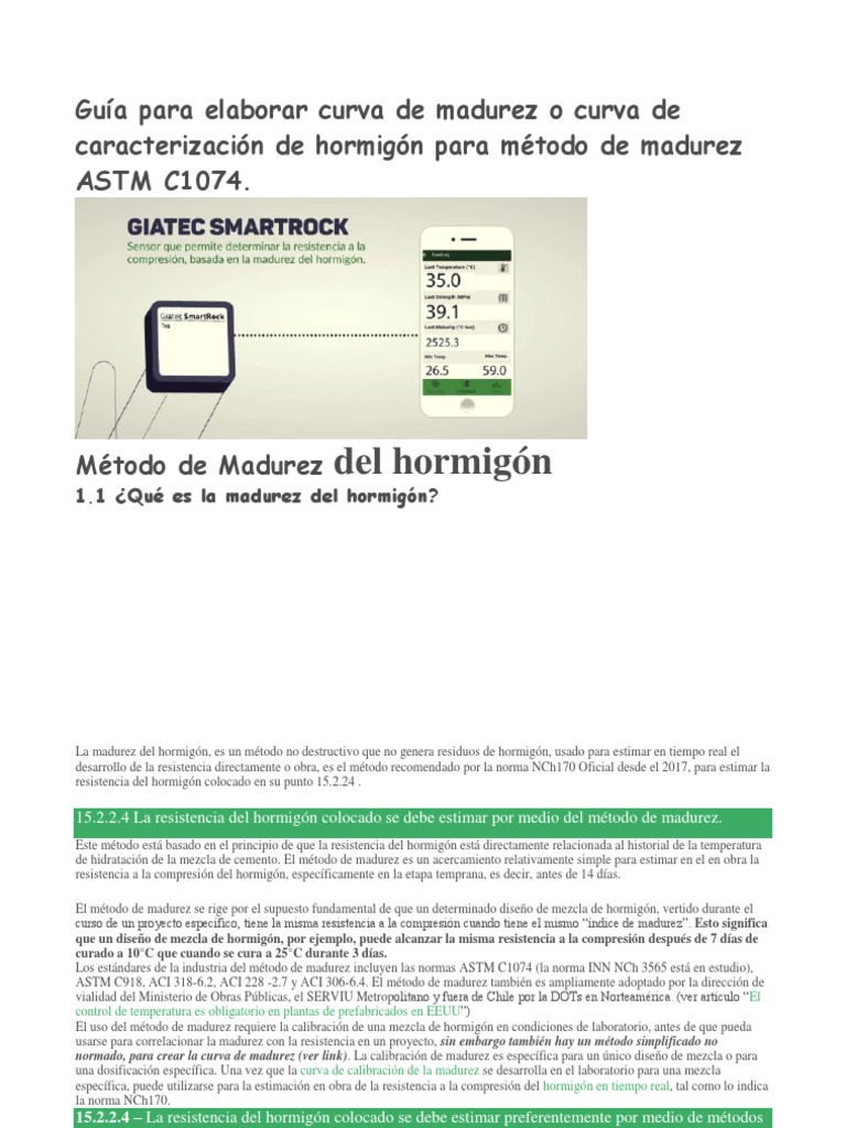 Guía para Elaborar Curva de Madurez o Curva de Caracterización de ...