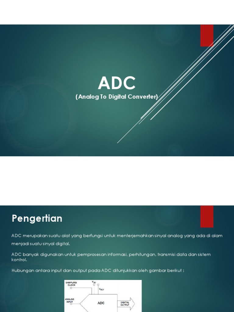 Pengertian dan Aplikasi ADC dan DAC | PDF