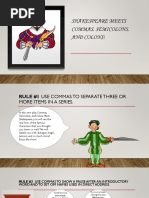 Dialogue Rules Handout | PDF | Punctuation | Notation