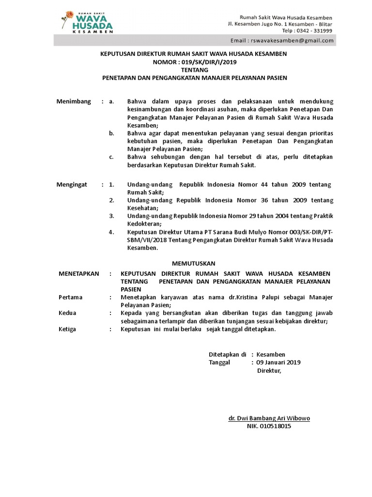 SK Penunjukan MPP | PDF