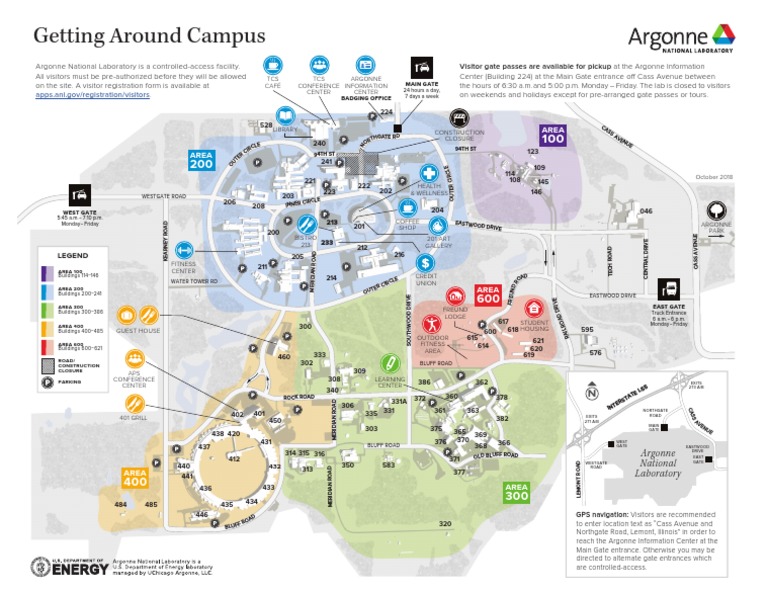 Argonne National Laboratory Map Guide | PDF