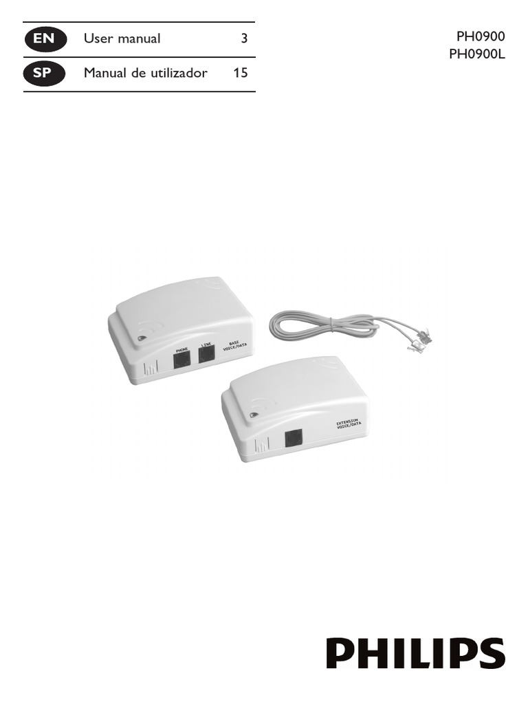 Philips Wireless Phone Jack Model PH0900 (PX211 D Rev 2.2) | PDF ...