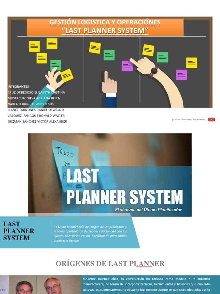 Last Planner System en Construcción | PDF | Planificación ...