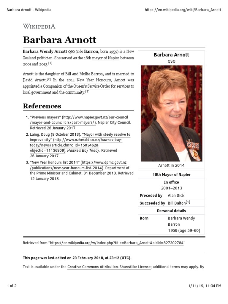Barbara Arnott | PDF | Wikipedia | Public Sphere