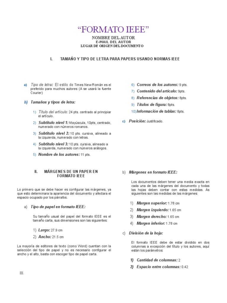 Formato IEEE | PDF | Comillas | Lingüística