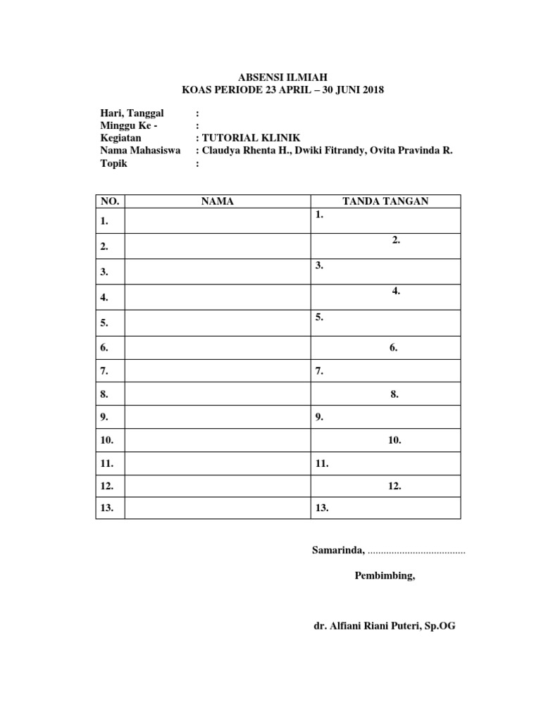 Absen Tutorial | PDF