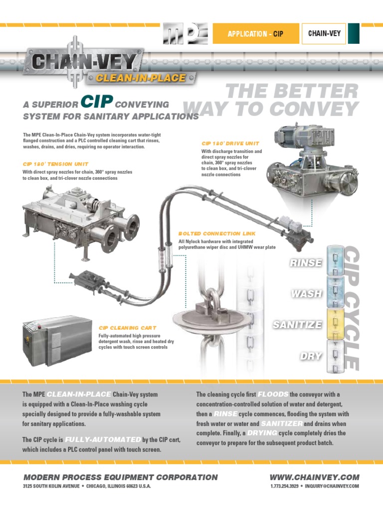 87 - CIP Brochure Low Res - Modern Process Equipment | PDF | Industrial ...