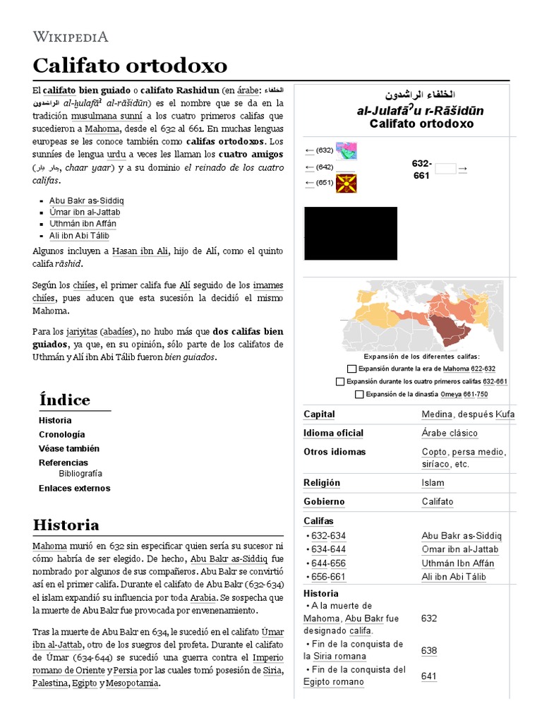 Califato Ortodoxo | Descargar gratis PDF | Ali | Religiones abrahámicas