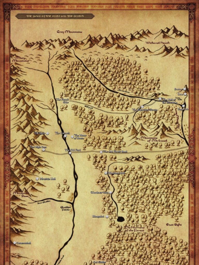 Middle Earth Map | PDF