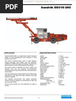 Manual Sandvik Ds 421-c | PDF | Drilling Rig | Brake