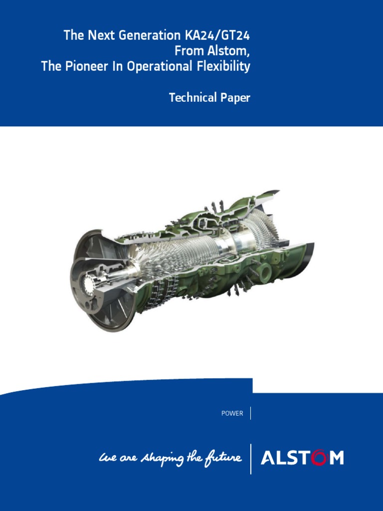 GT24 Technical Paper Original | PDF | Gas Turbine | Power Station