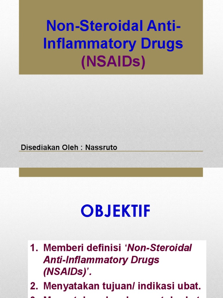 Nsaid Guideline | PDF | Nonsteroidal Anti Inflammatory Drug | Pain Management
