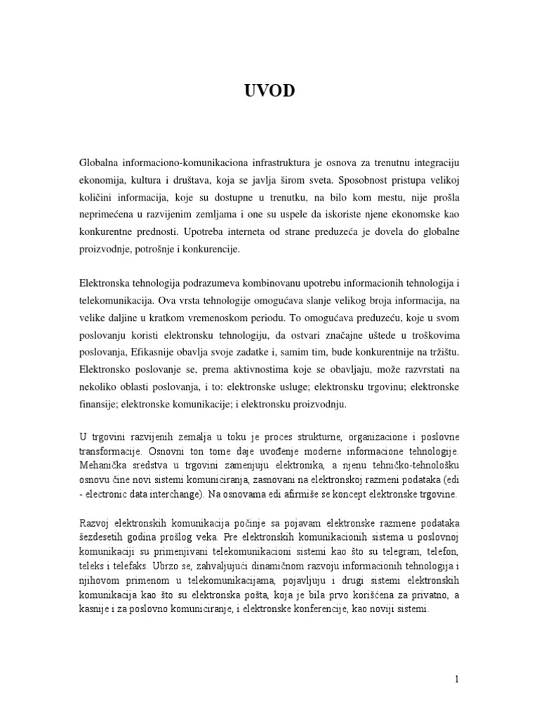 Elektronska Razmena Podataka | PDF