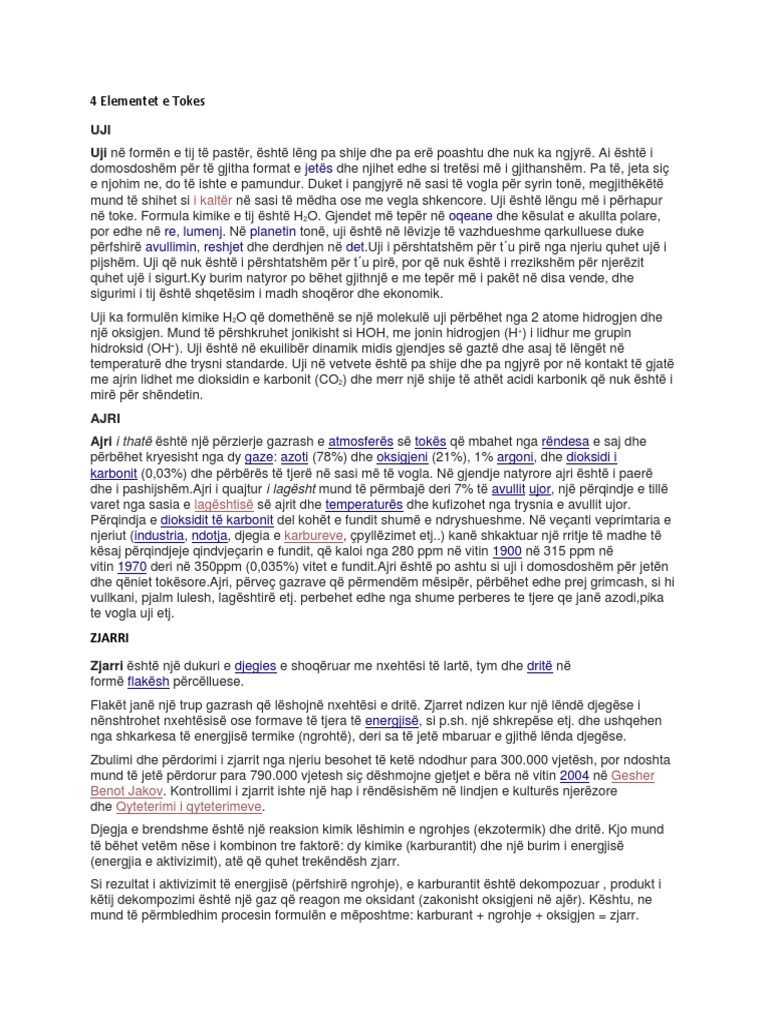 4 Elementet e Tokes | PDF