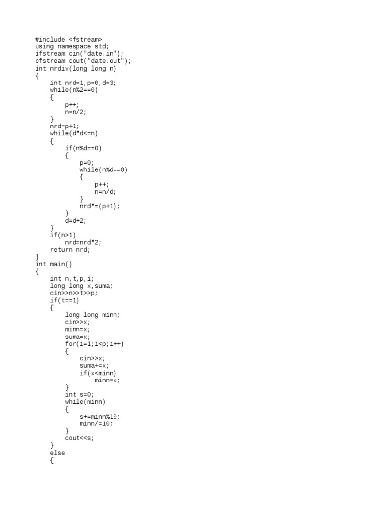 Intrebari Pbinfo | PDF