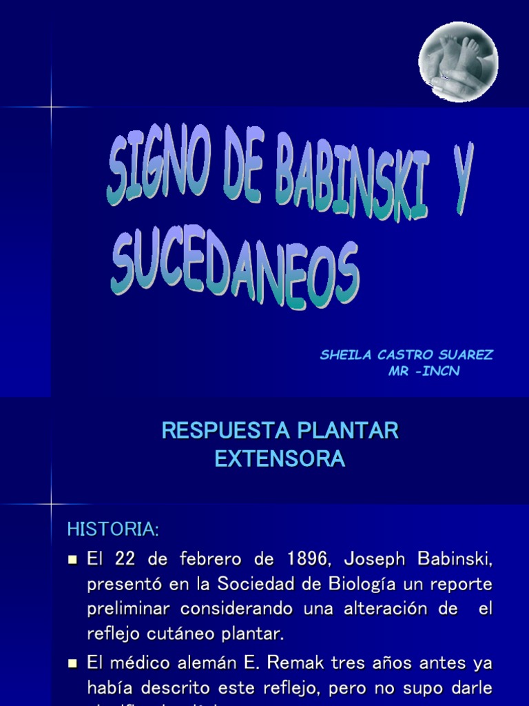 Signo y Reflejo de Babinski Explicados | PDF | Pie | Tobillo