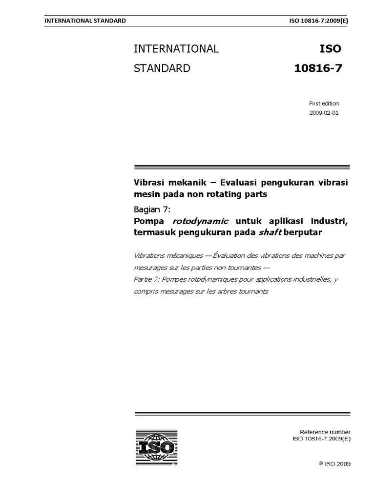 Iso 10816 7 | PDF