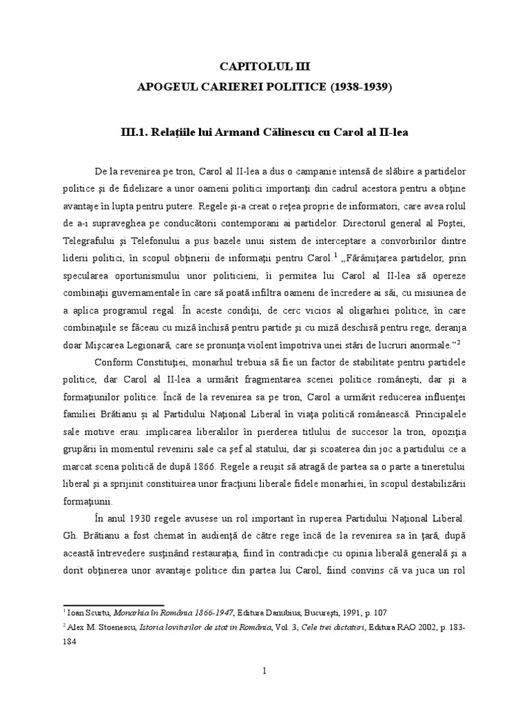 Armand Calinescu 1939