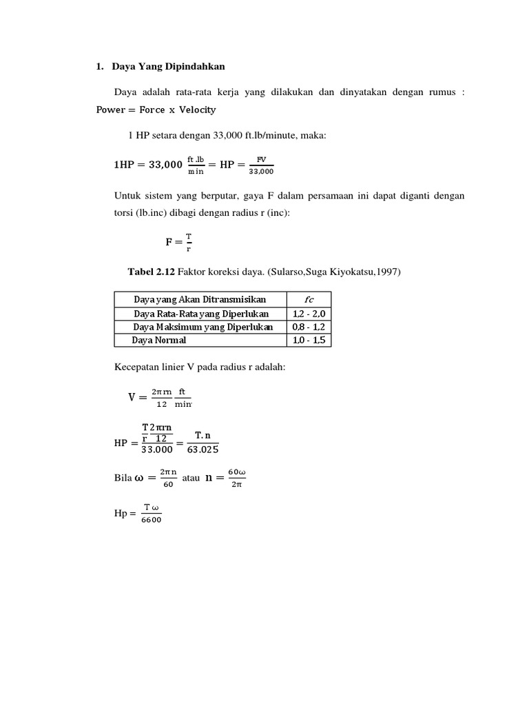 Perhitungan Design | PDF | Metode & Bahan Ajar | Sains & Matematika